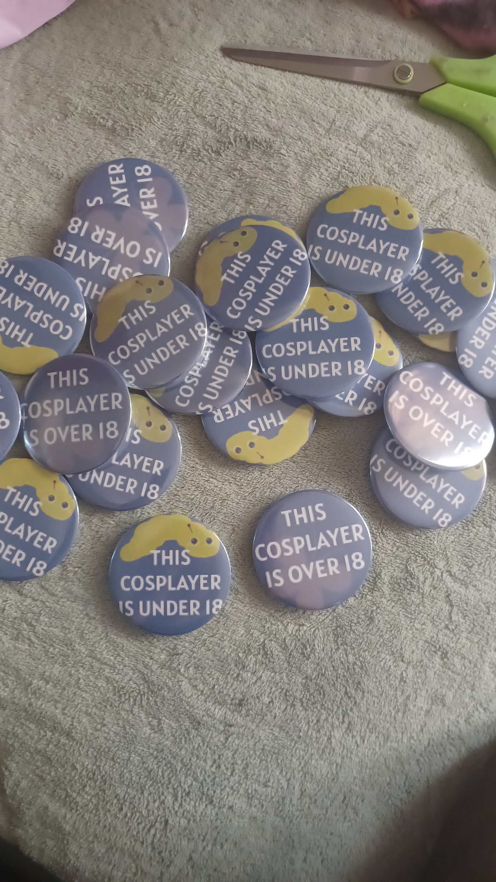 Convention Buttons for Cosplayers - Etsy