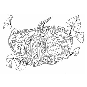 Digital Halloween Coloring Pages for Adults and Kids for Party Activity ...