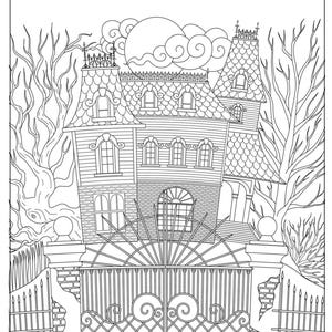 Digital Halloween Coloring Sheets for Adults and Kids for Party ...