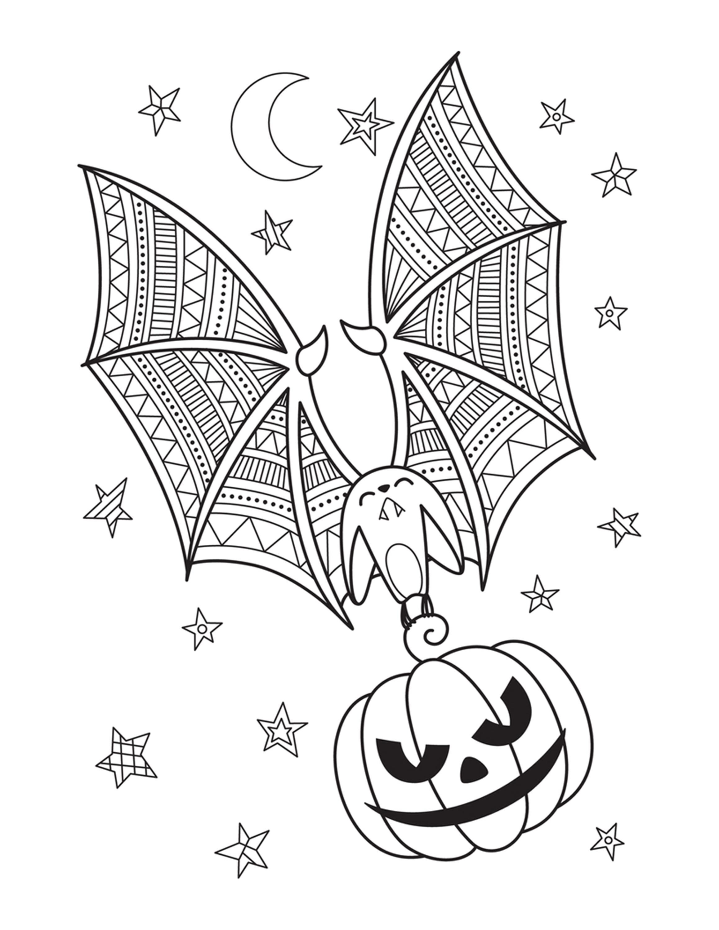 Digital Halloween Coloring Sheets for Adults and Kids for Party ...