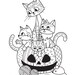 Digital Halloween Coloring Sheets for Adults and Kids for Party ...