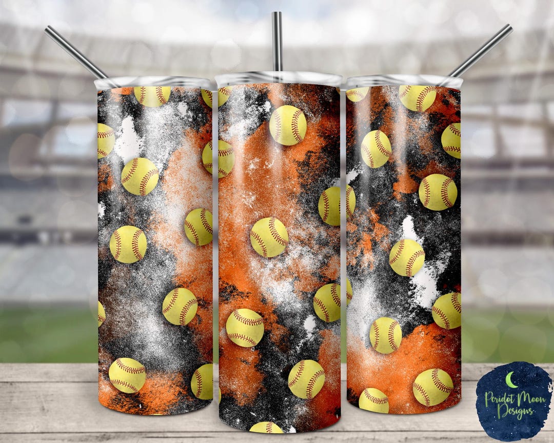 Orange, Black, White Paint, Softball, Grunge, Team Colors, PNG ...