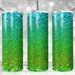 Aqua and Lime Green Ombre Glitter PNG Sublimation Design 20 - Etsy