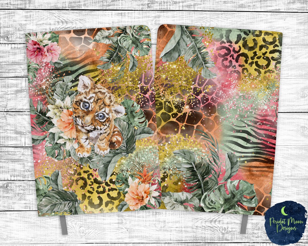 Tiger, Glitter Animal Print, PNG Sublimation Design, Journal Design ...