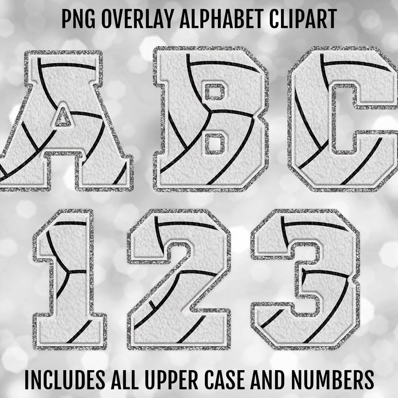 Volleyball Font - Etsy