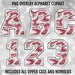Red, Black, and White Varsity PNG Alphabet Letters and Numbers Bundle ...