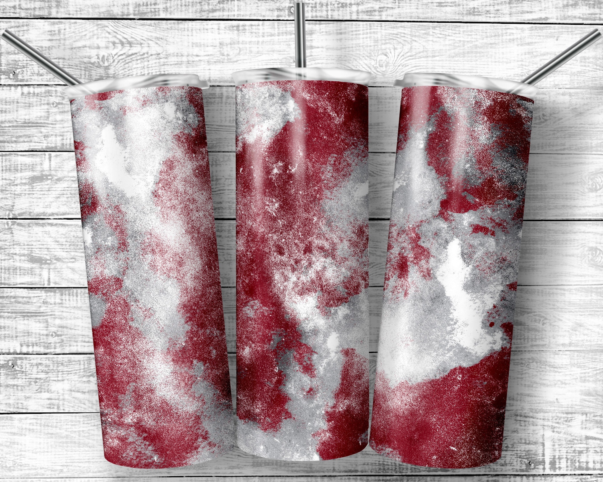 Maroon Gray and White Abstract Paint Grunge Team Colors - Etsy
