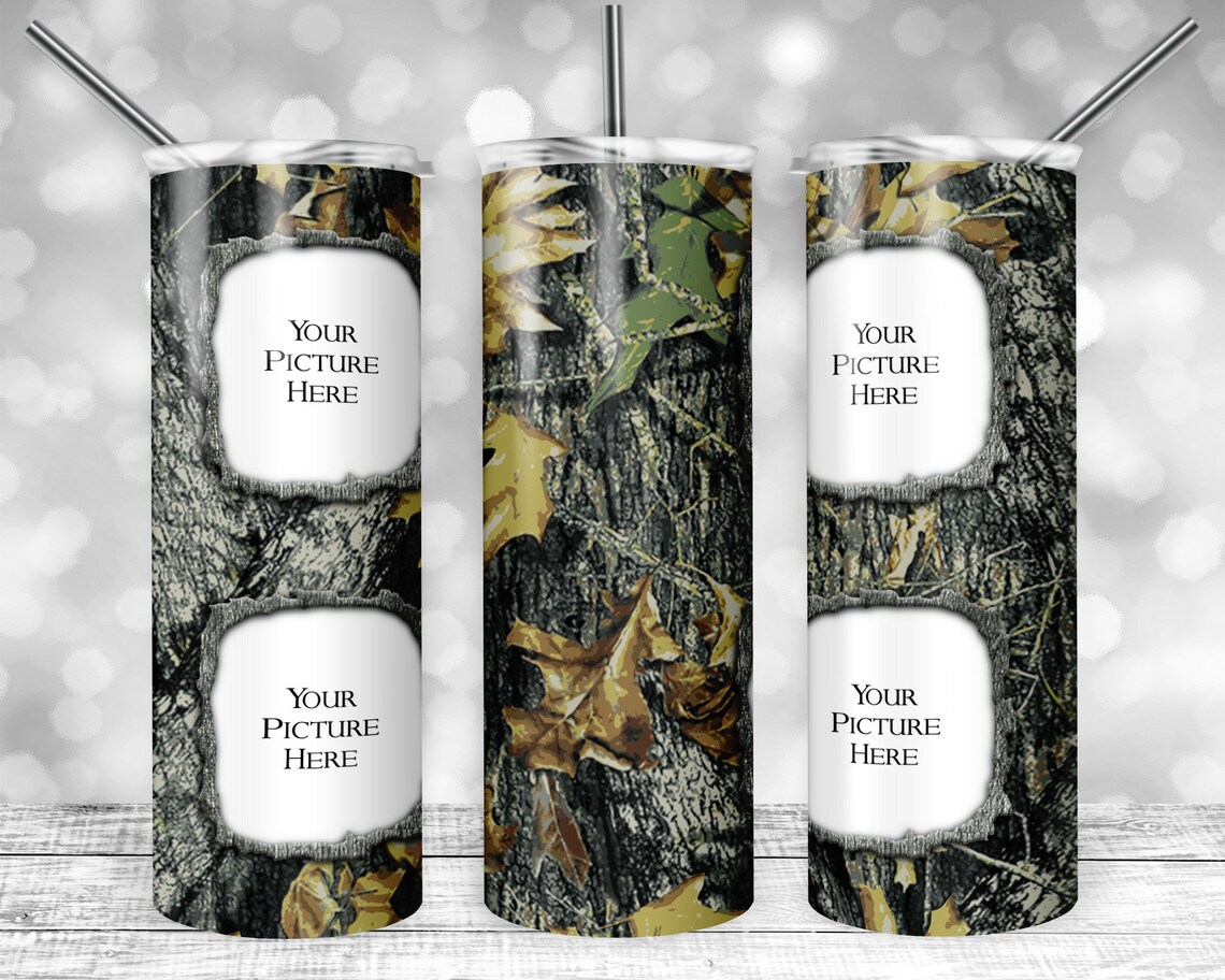 Camo With Wooden PNG Picture Frames, PNG Sublimation Design, 20 Oz ...