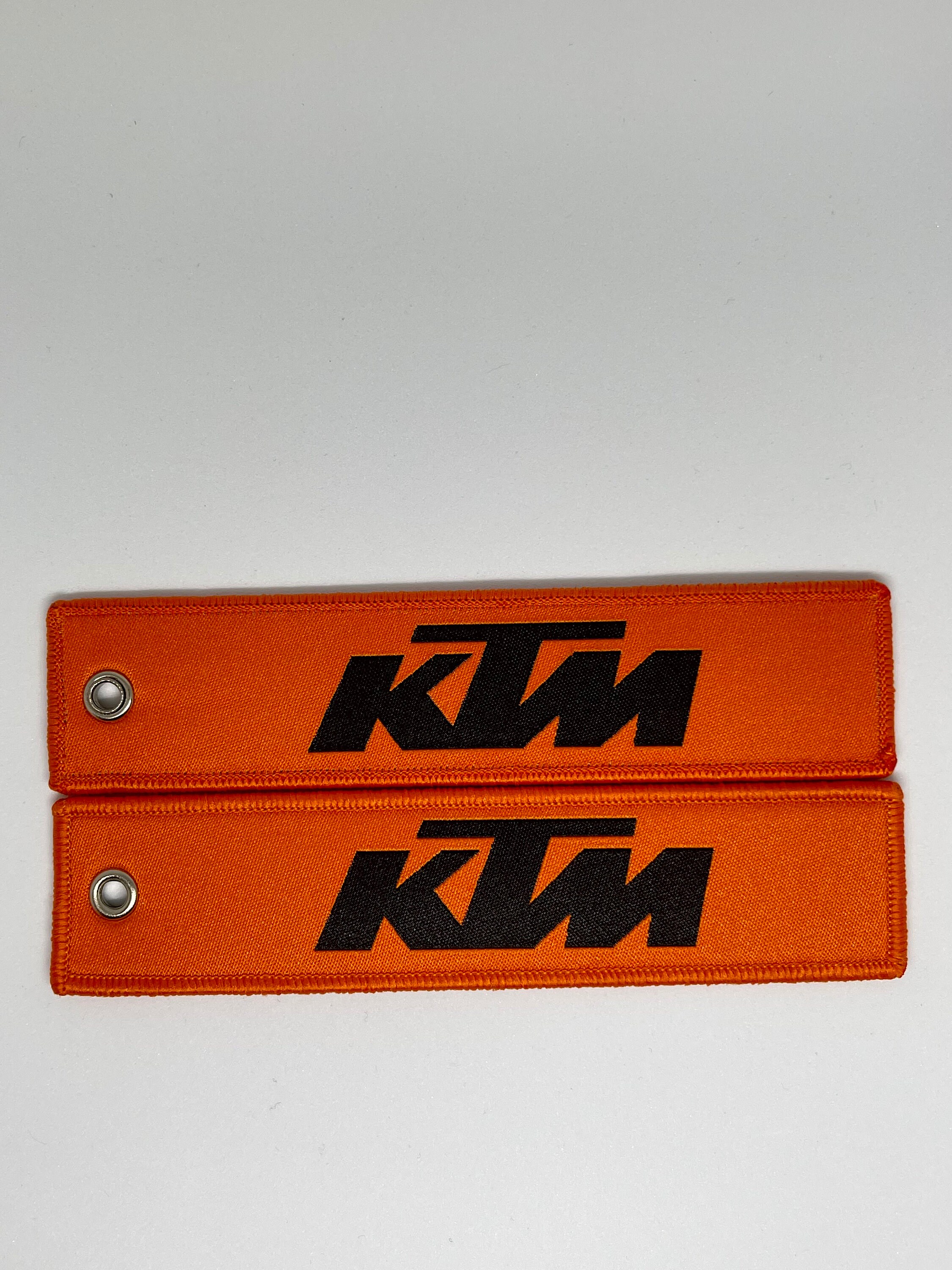 KTM Motorcycle Keychain | KTM Jet Tag | KTM Keychain | Woven Keychain ...