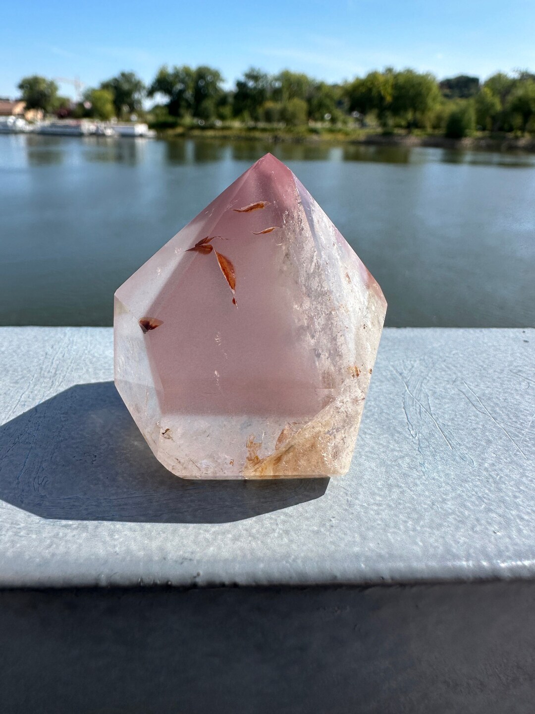 Rare Pink Lithium Tower From Brazil | Lithium Point | Lithium Crystal ...