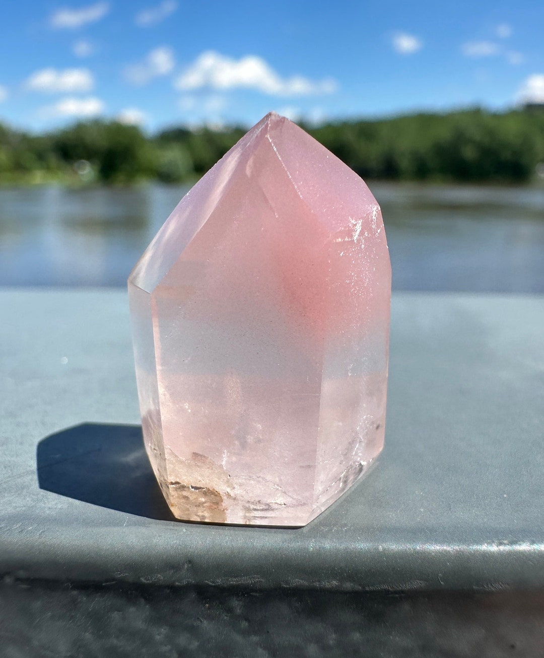 Rare Mini Pink Lithium Tower From Brazil Lithium Tower Lithium Crystal ...