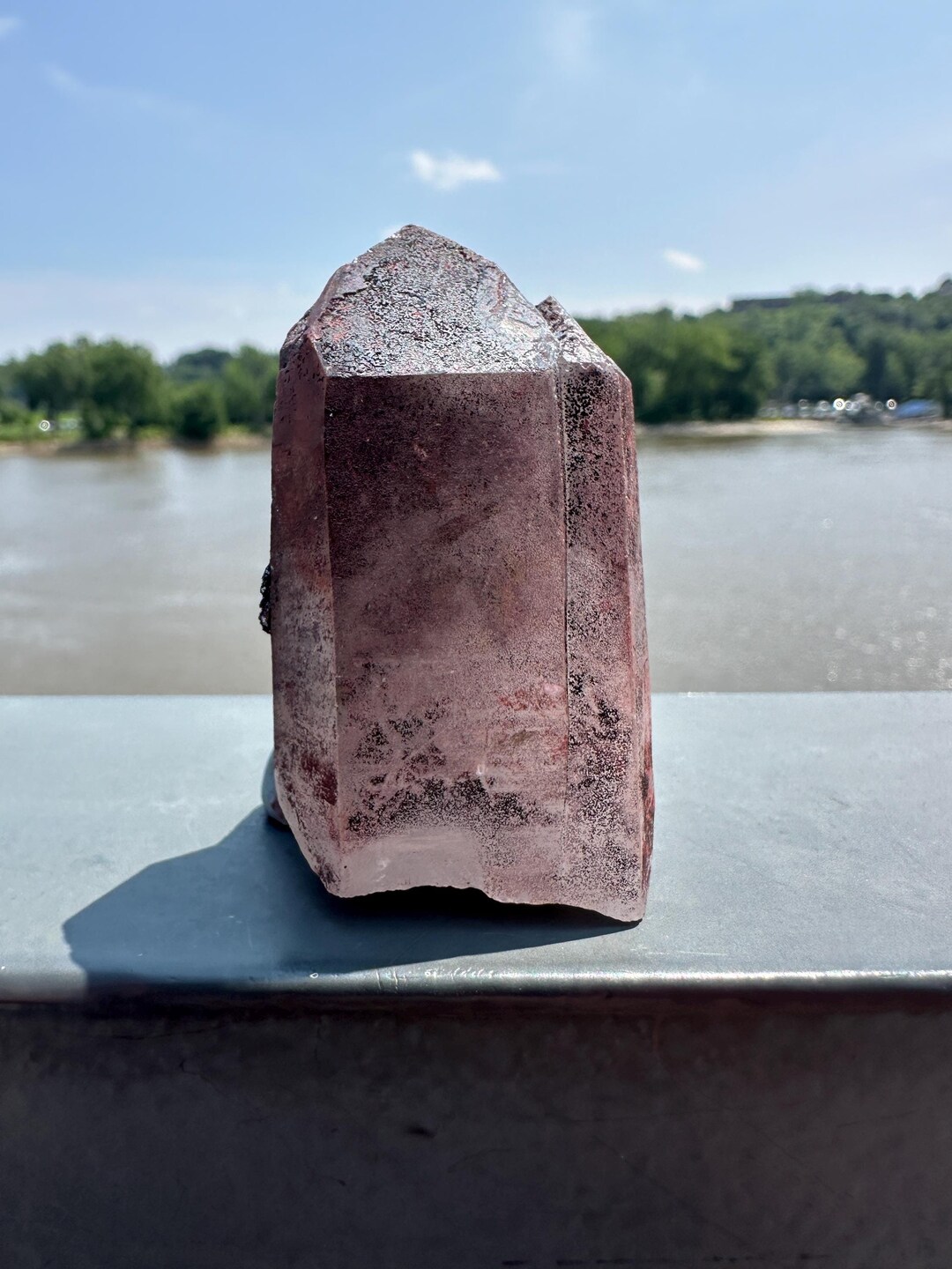 Stunning Deep Red Dragon Lemurian Quartz Crystal Point From Brazil ...
