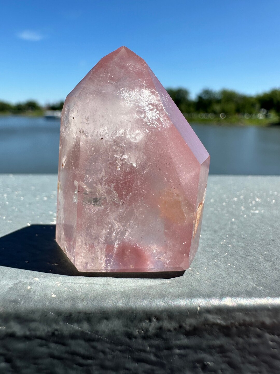 Rare Pink Lithium Tower From Brazil Lithium Point Lithium - Etsy Rare Pink Lithium Tower From Brazil Lithium Point Lithium - Etsy