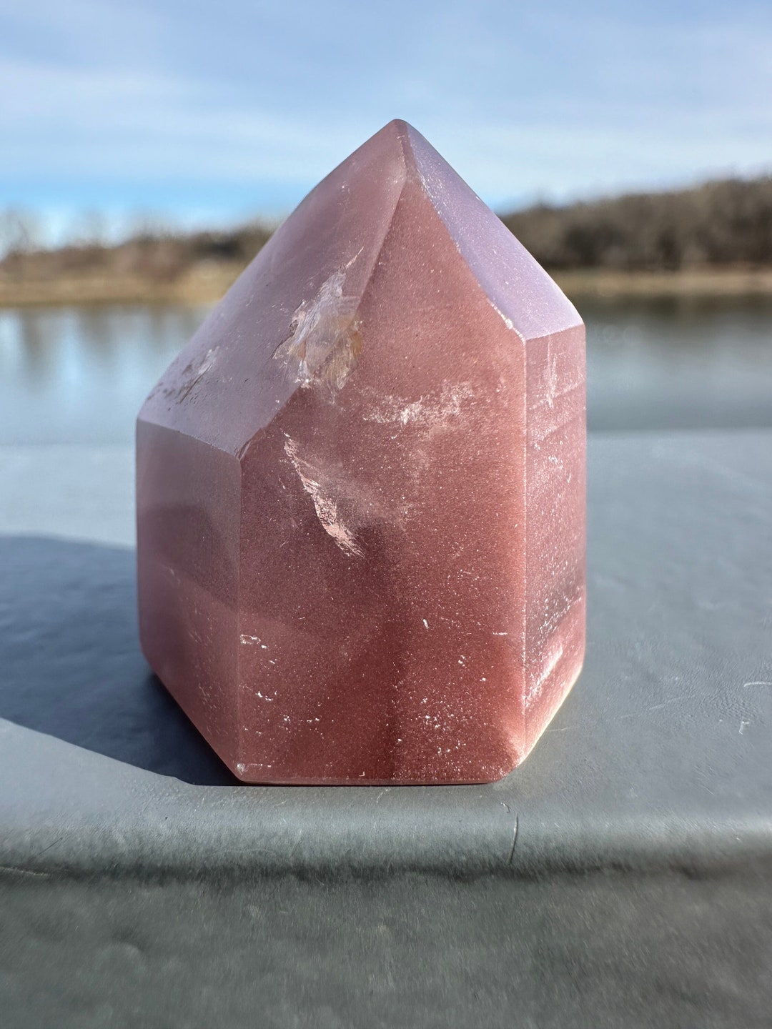 Rare Pink Lithium Point From Brazil Lithium Tower Lithium Crystal Rare ...