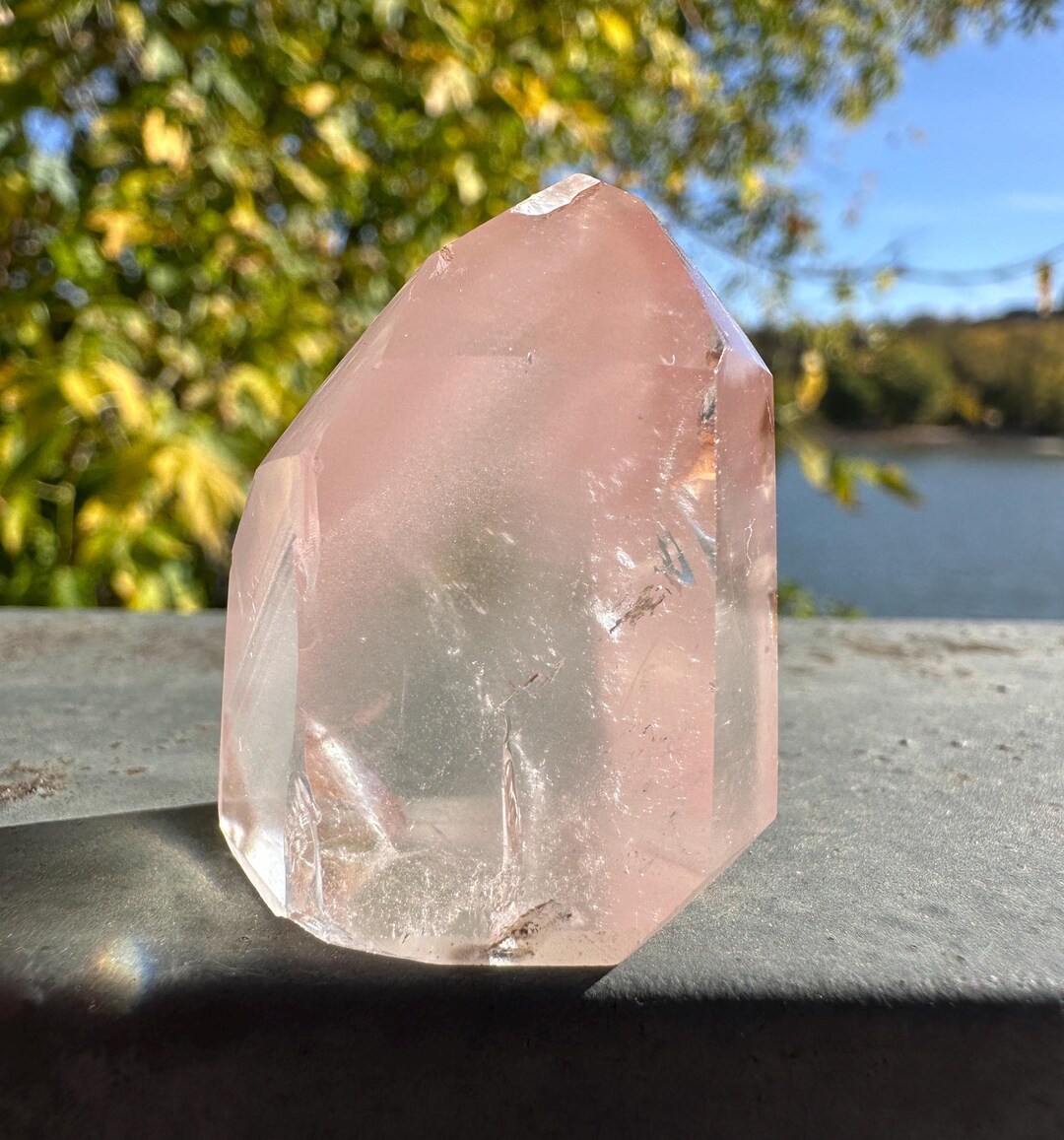 Rare Small Pink Lithium Point From Brazil Lithium Tower Lithium Crystal ...