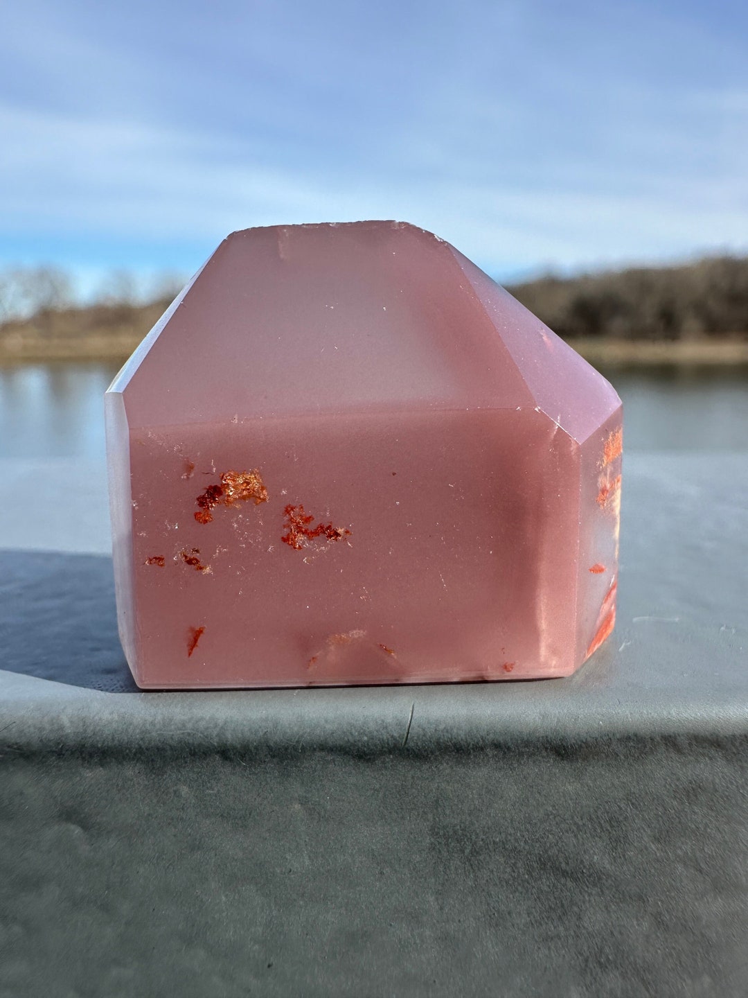 Rare Pink Lithium Point From Brazil Lithium Tower Lithium Crystal Rare ...