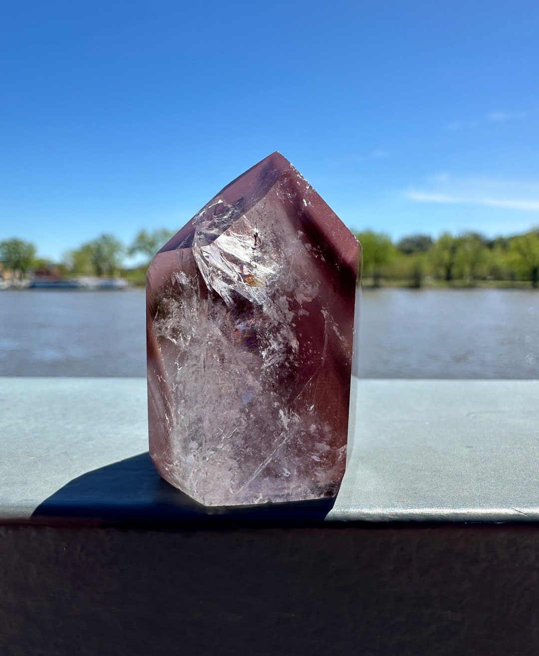 Rare Pink Lithium Point From Brazil Lithium Tower Lithium Crystal Rare ...