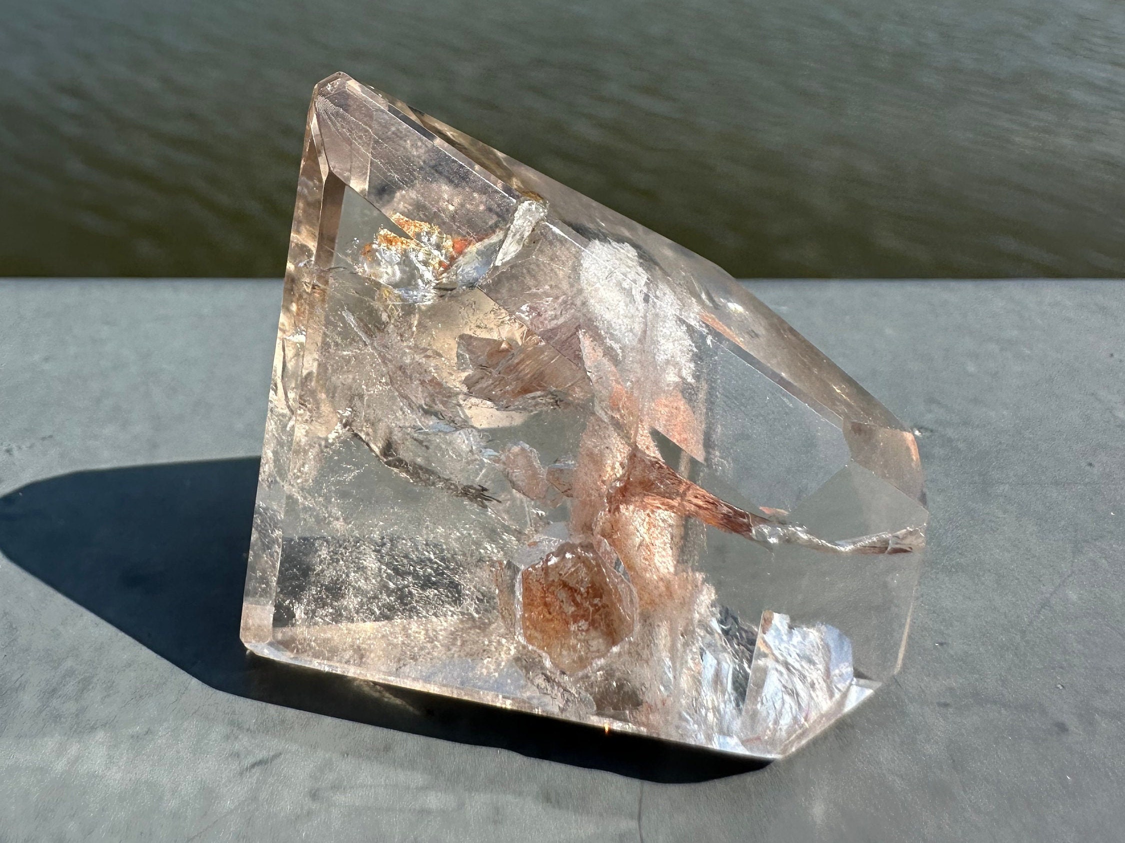 Gorgeous Inclusion Quartz Freeform Quartz on Quartz Garden - Etsy