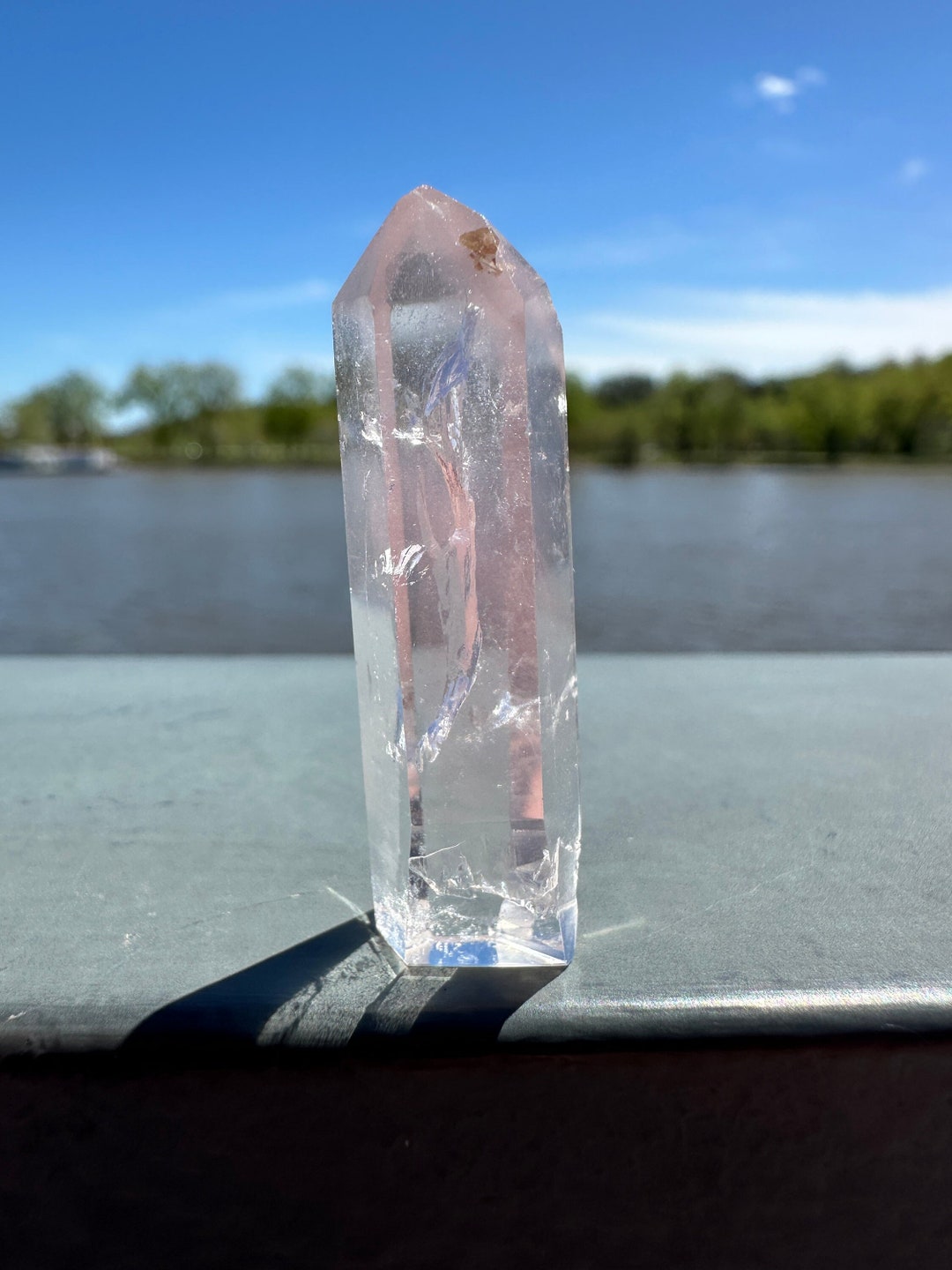 Rare Pink Lithium Point From Brazil Lithium Tower Lithium Crystal Rare ...