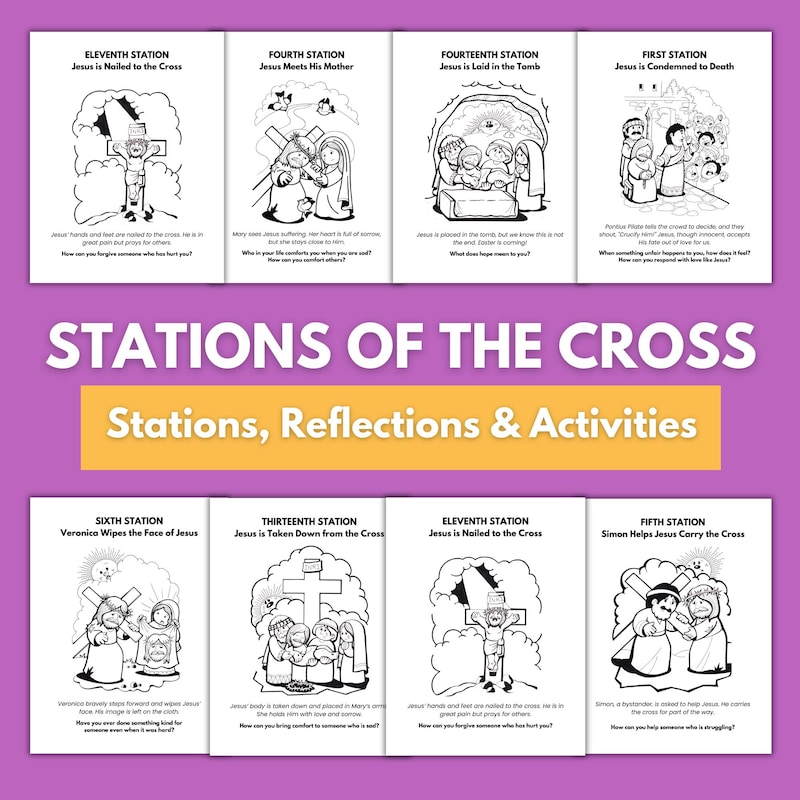 Stations of the Cross Study - Etsy