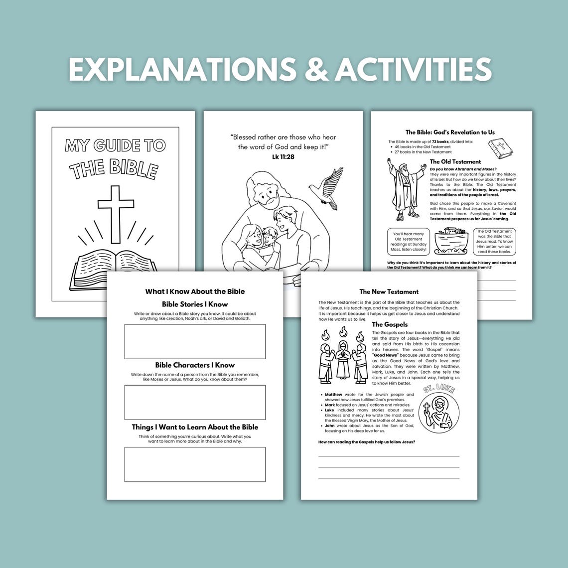 Bible Reading Guide for Kids and Families Printable Bible Study ...
