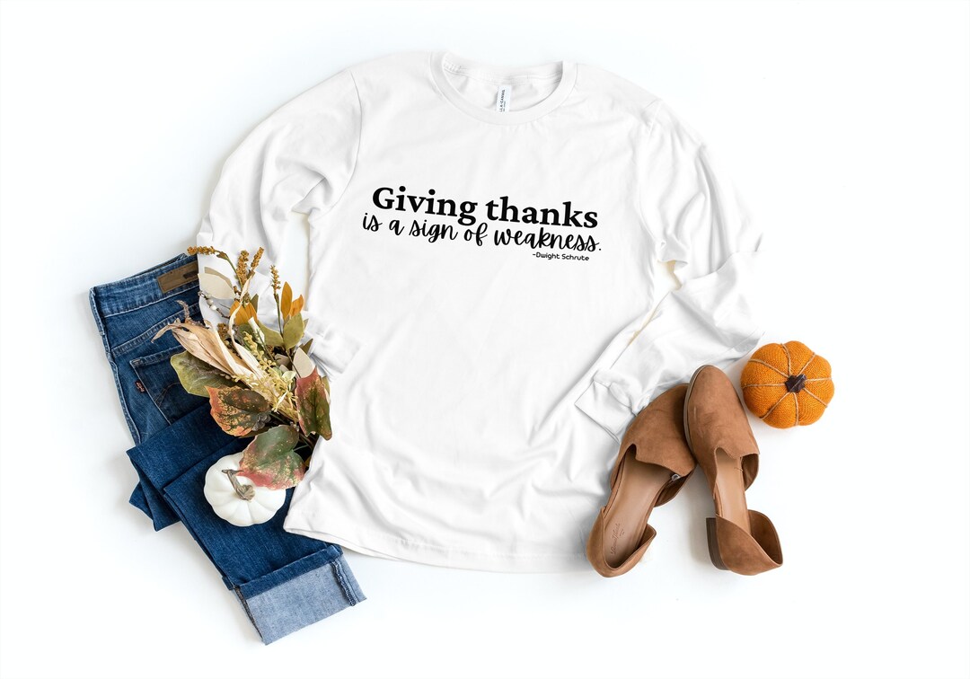 Dwight Schrute Quote Thanksgiving SVG PNG Giving Thanks is a - Etsy