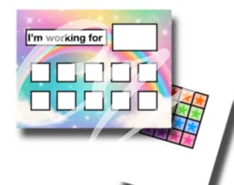 Rainbow Token Board - Etsy