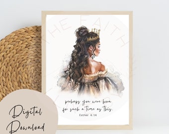 Esther 4:14 Perhaps You Were Born for Such a Time as This Bible Verse ...