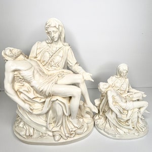 Stone Finish Pieta Statue - Etsy