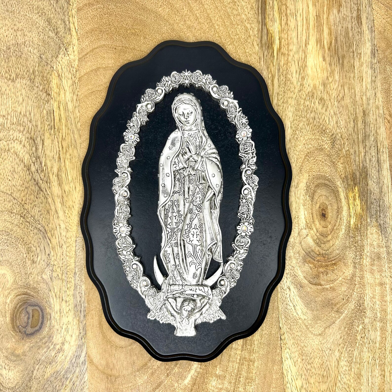 Our Lady of Guadalupe Altarpiece With Silver Metal - Etsy