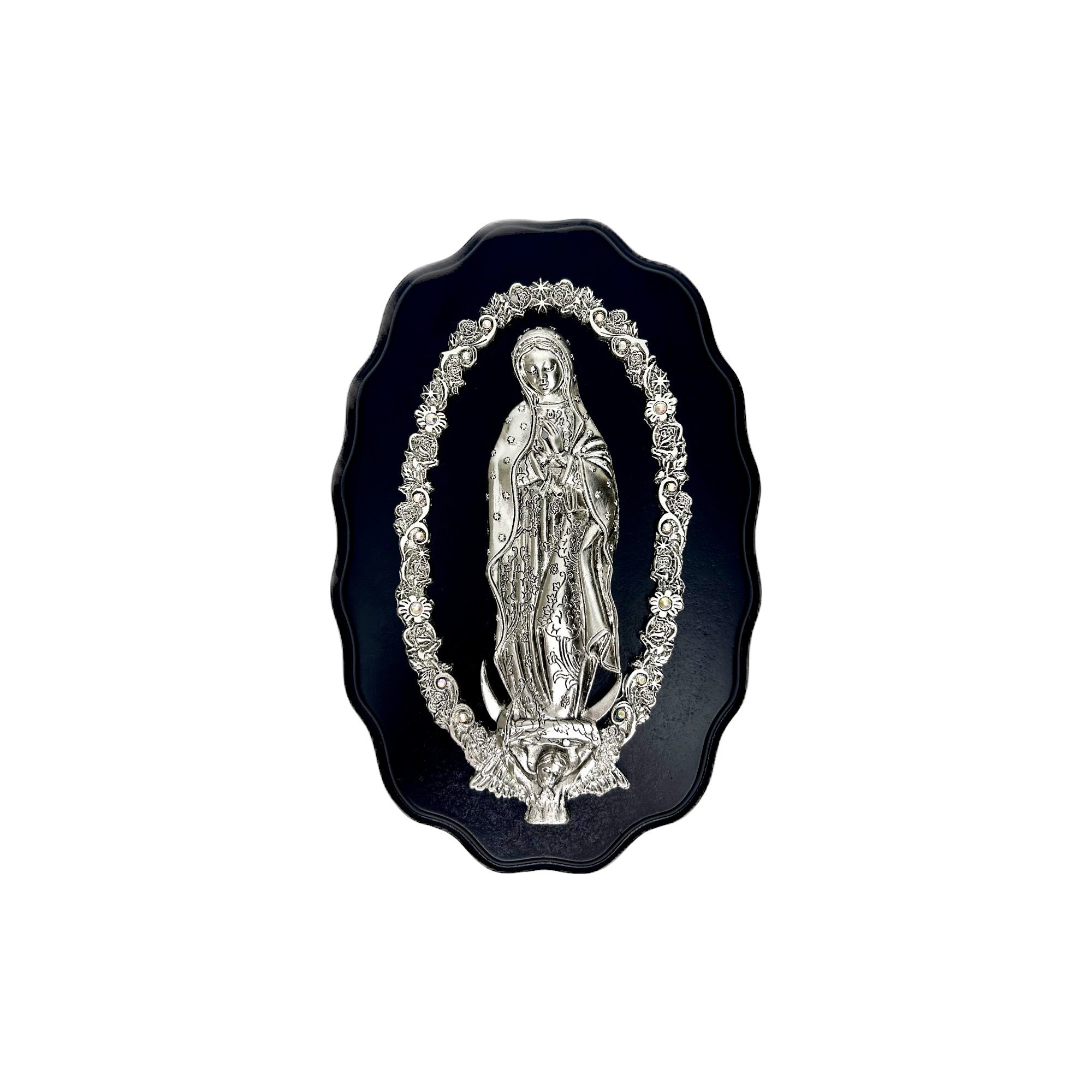 Our Lady of Guadalupe Altarpiece With Silver Metal - Etsy