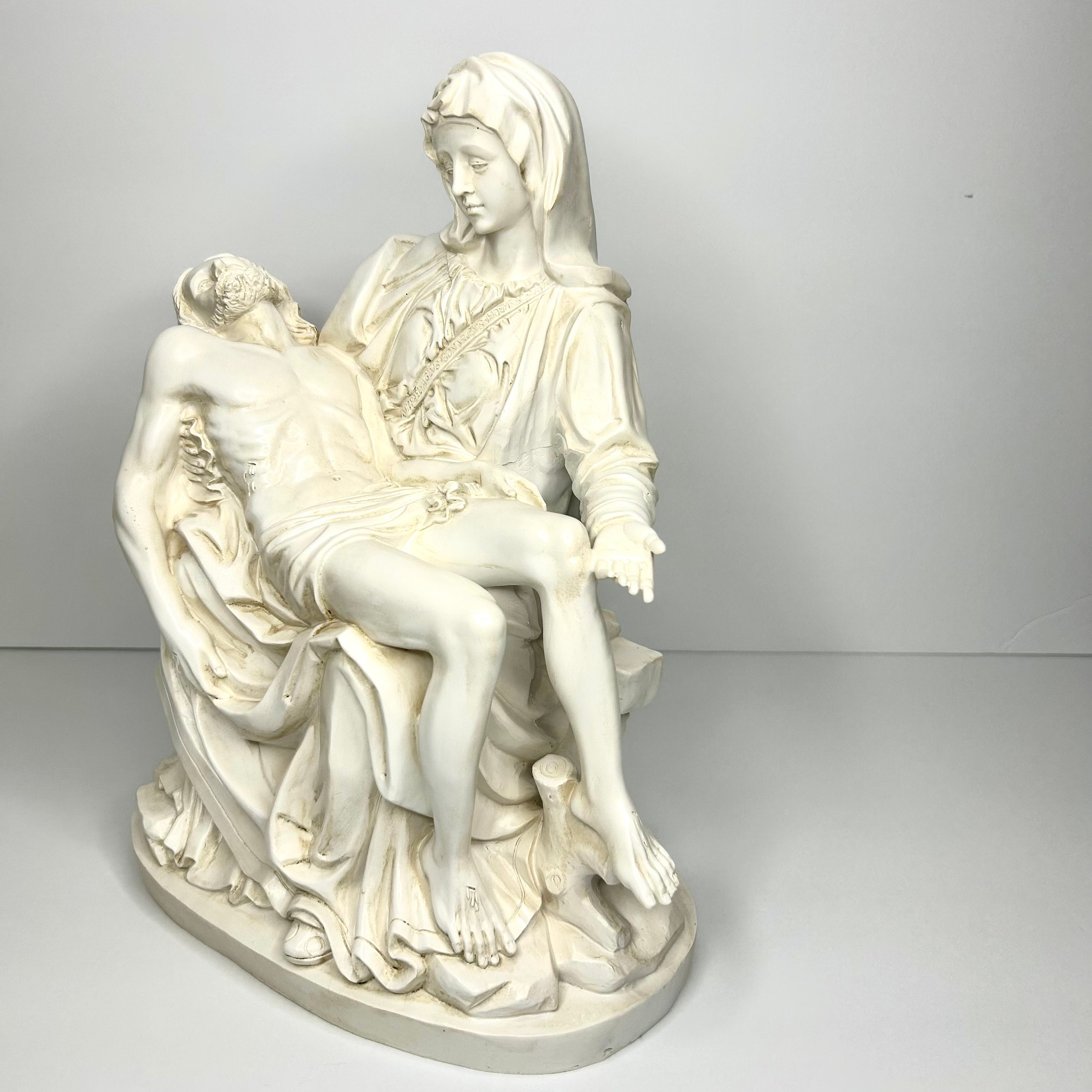 Stone Finish Pieta Statue - Etsy