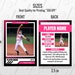 Softball Trading Cards Template, Customizable Player Card Canva ...