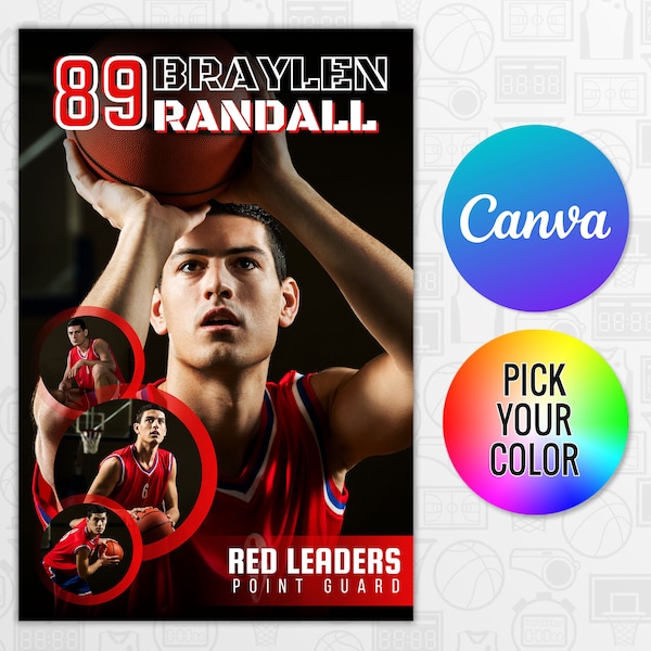 Basketball Templates - Etsy