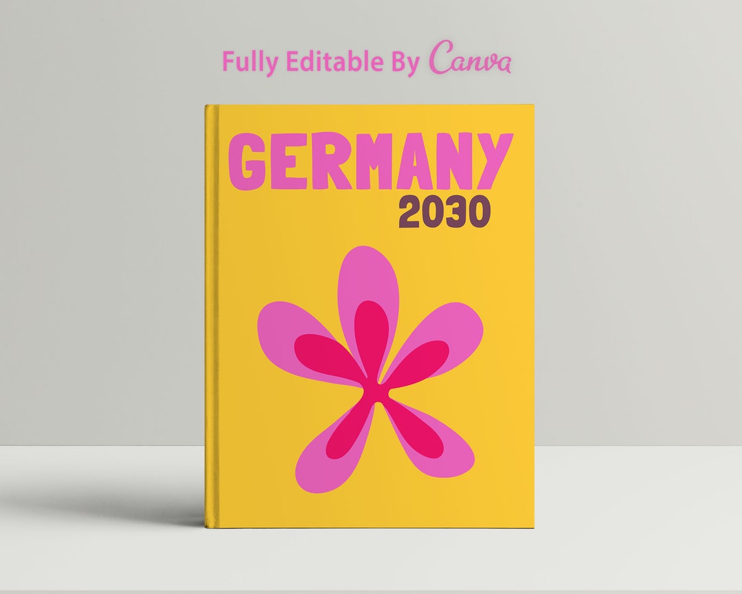 Germany Creative Travel Photo Book Canva Template, Maison Aesthetic ...