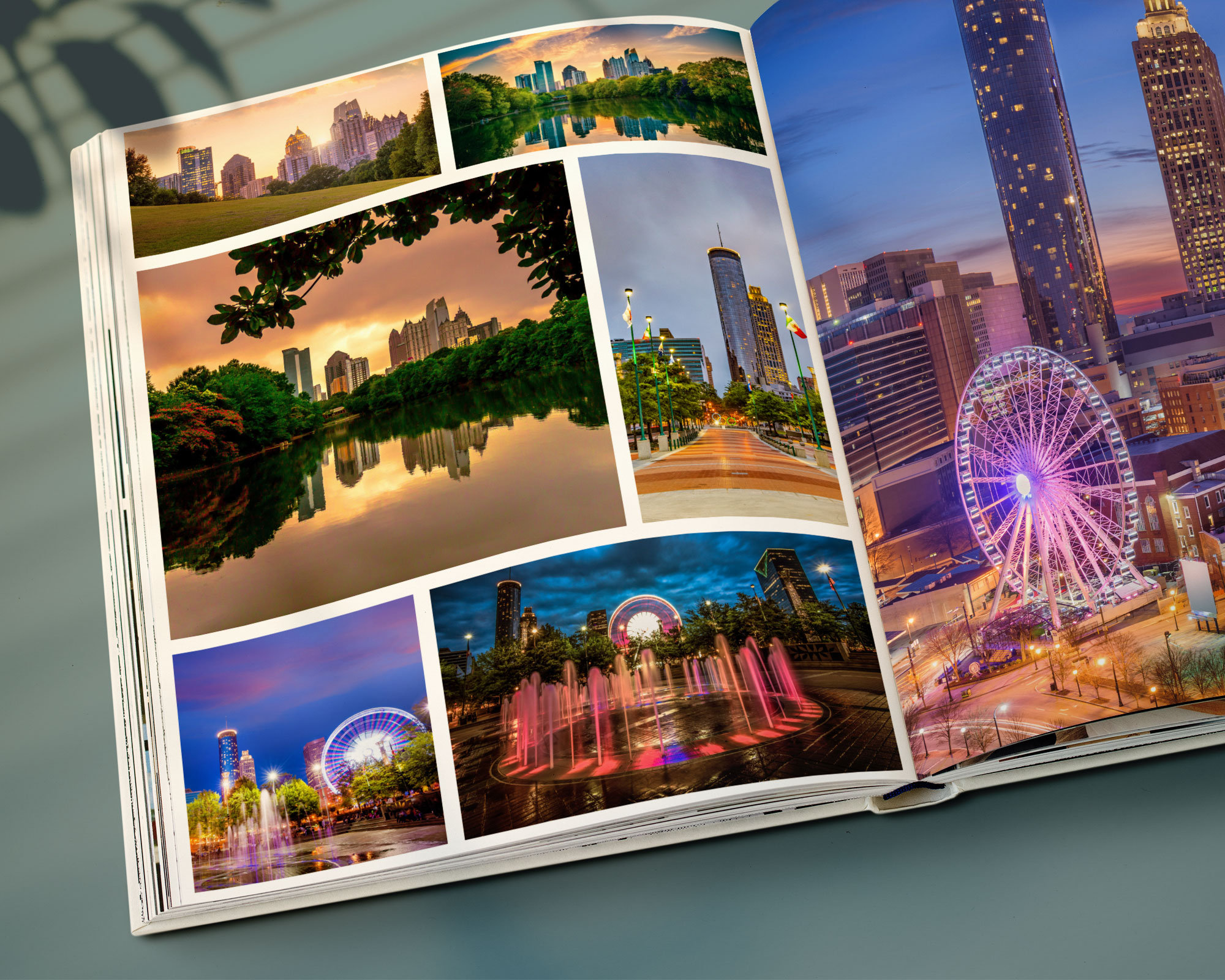 Travel Photo Album Template, Digital Photo Album, Editable Canva ...