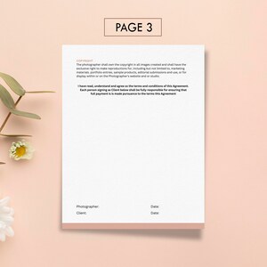 Photography and Wedding Photography Contract Set, Printable Pdfs ...