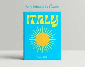 Italy Coffee Table Book Template - Etsy