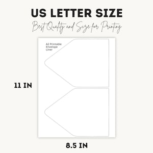 A7 Envelope Liner Template, Envelope Liner A7 Square Flap & Euroflap ...