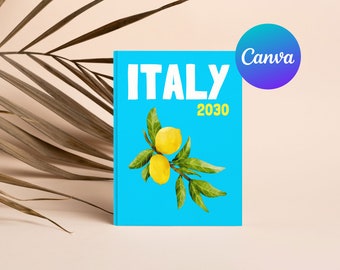 Italy Coffee Table Book Template - Etsy
