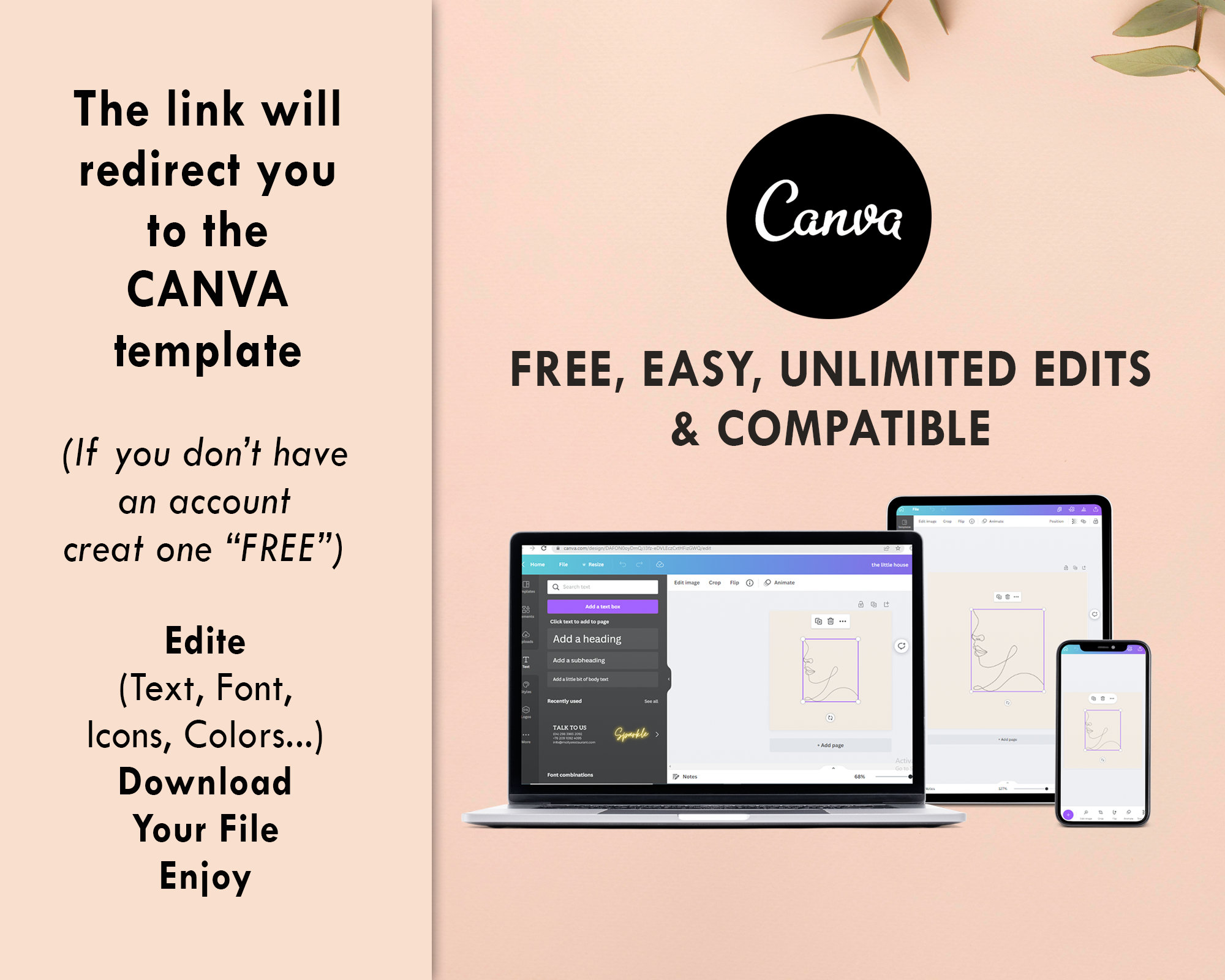 Photography and Wedding Photography Contract Set Editable - Etsy