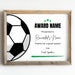 Soccer Award Certificate Editable Canva Template, Printable Award End ...