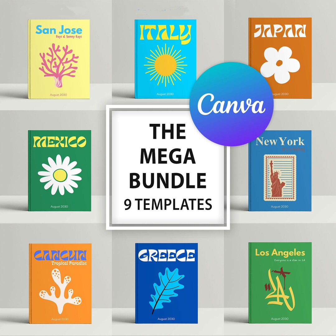 Creative Photo Book Canva Template, Modern Coffee Table Book ...