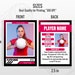 Volleyball Trading Cards Template, Customizable Player Card Canva ...