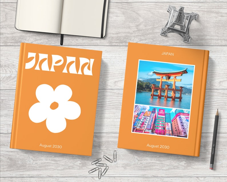 Travel Photo Album Template, Digital Photo Album, Editable Canva ...