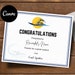 Editable Swimming Award Certificates CANVA Template - Etsy