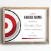 Archery Award Certificate Editable Canva Template, Printable Award End ...