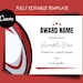 Rugby Award Certificate Editable Canva Template, Printable End of ...