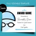 Swimming Award Certificate Editable Canva Template, Printable End of ...