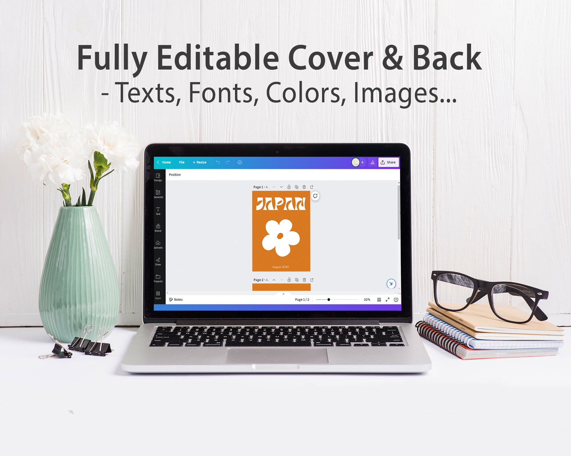 Creative Photo Book Canva Template, Modern Coffee Table Book ...